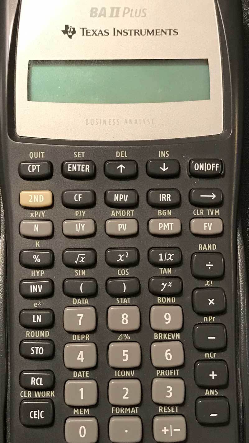 How To Find Standard Deviation On The BA II Plus Calculator